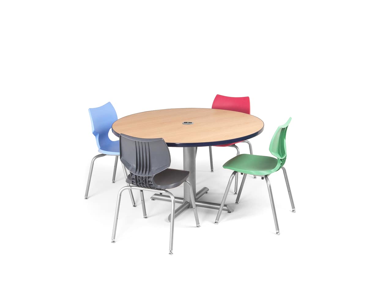 Cafe Table Round Top, Criss-Cross base | Smith System®