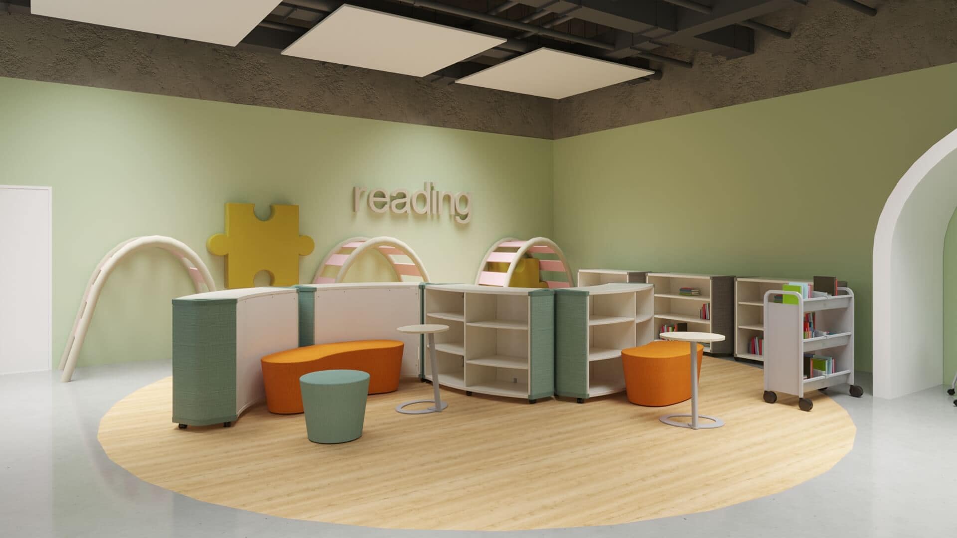 Elementary School Library Seating