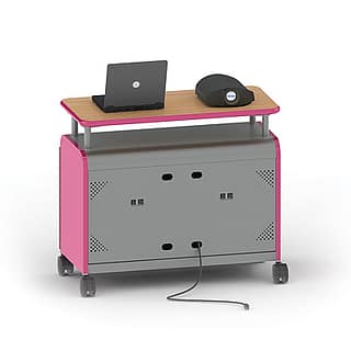 Cascade Mega-Case AV Presentation Cart | Smith System®