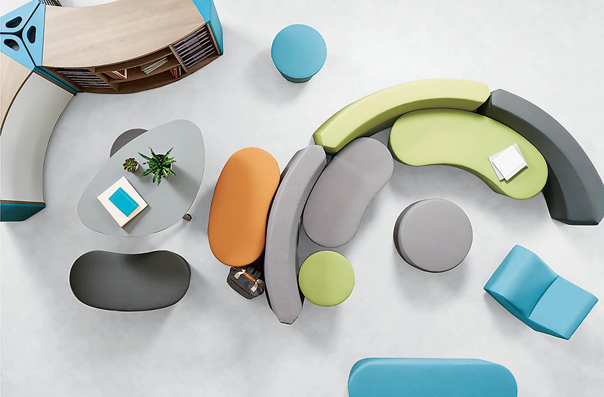 Flowform Curved Storage | Smith System®