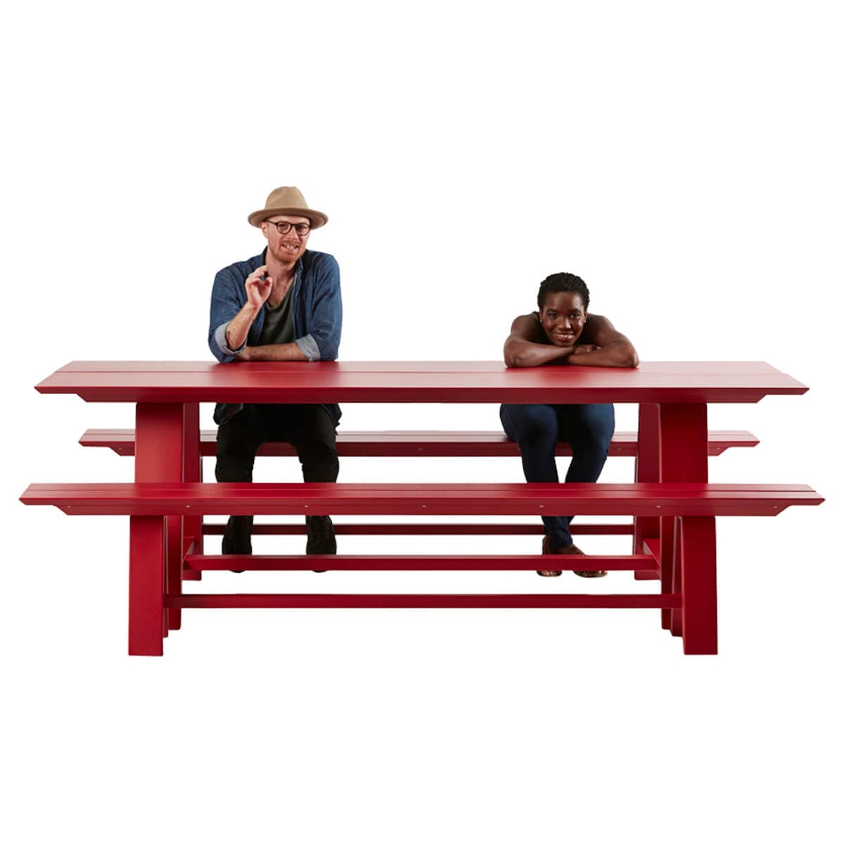 OpenSpaces Dining Table and Bench - Smith System®