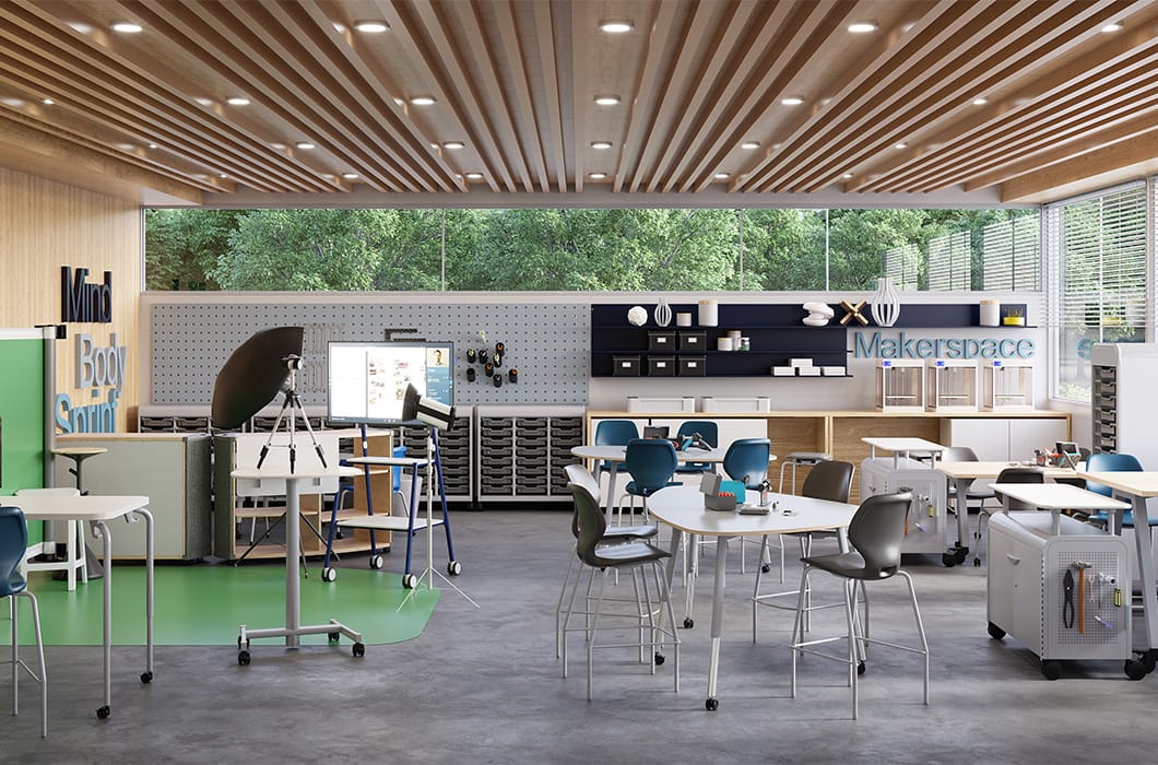 School Makerspace Furniture and Makerspace Environments - Smith System