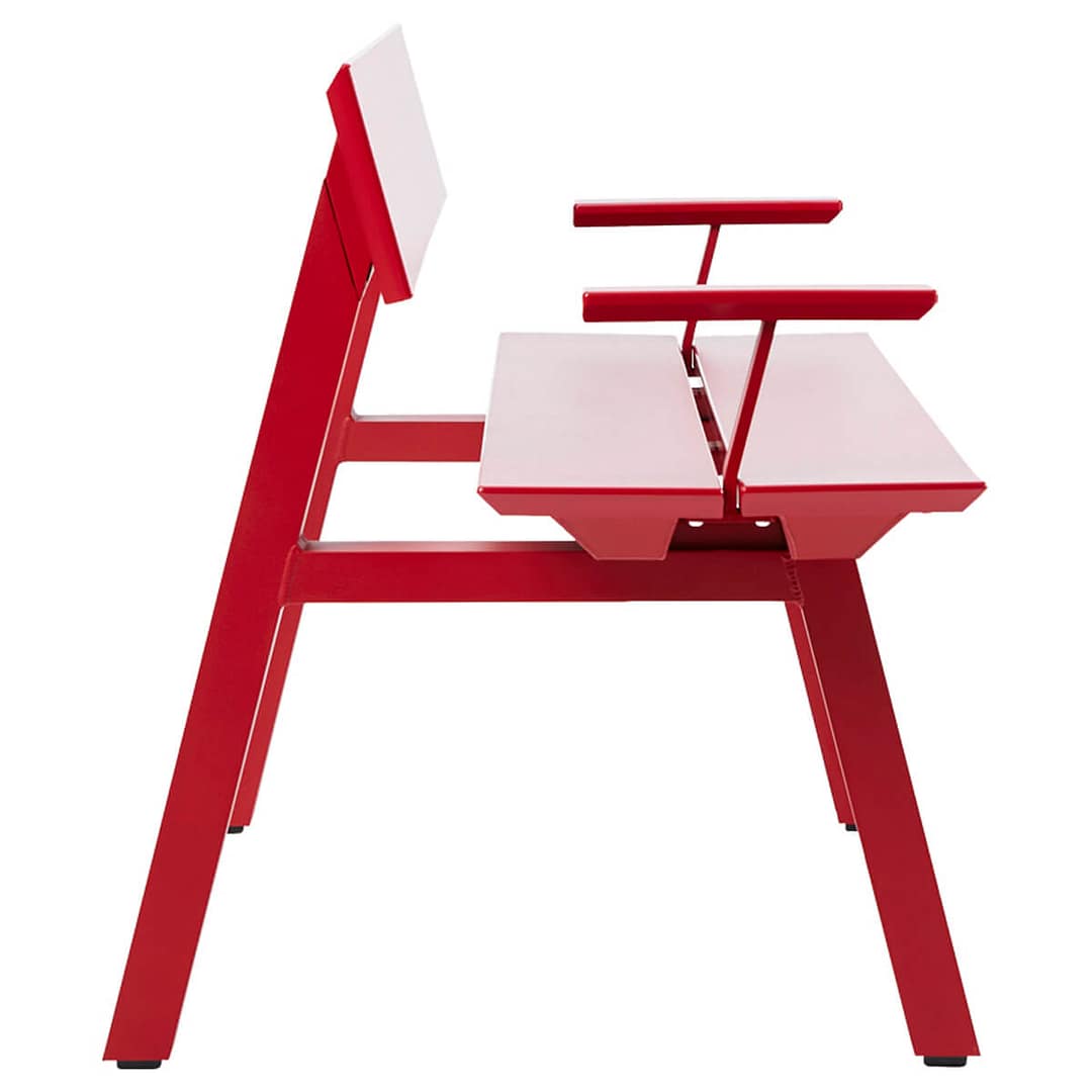 OpenSpaces Backed Bench - Smith System®