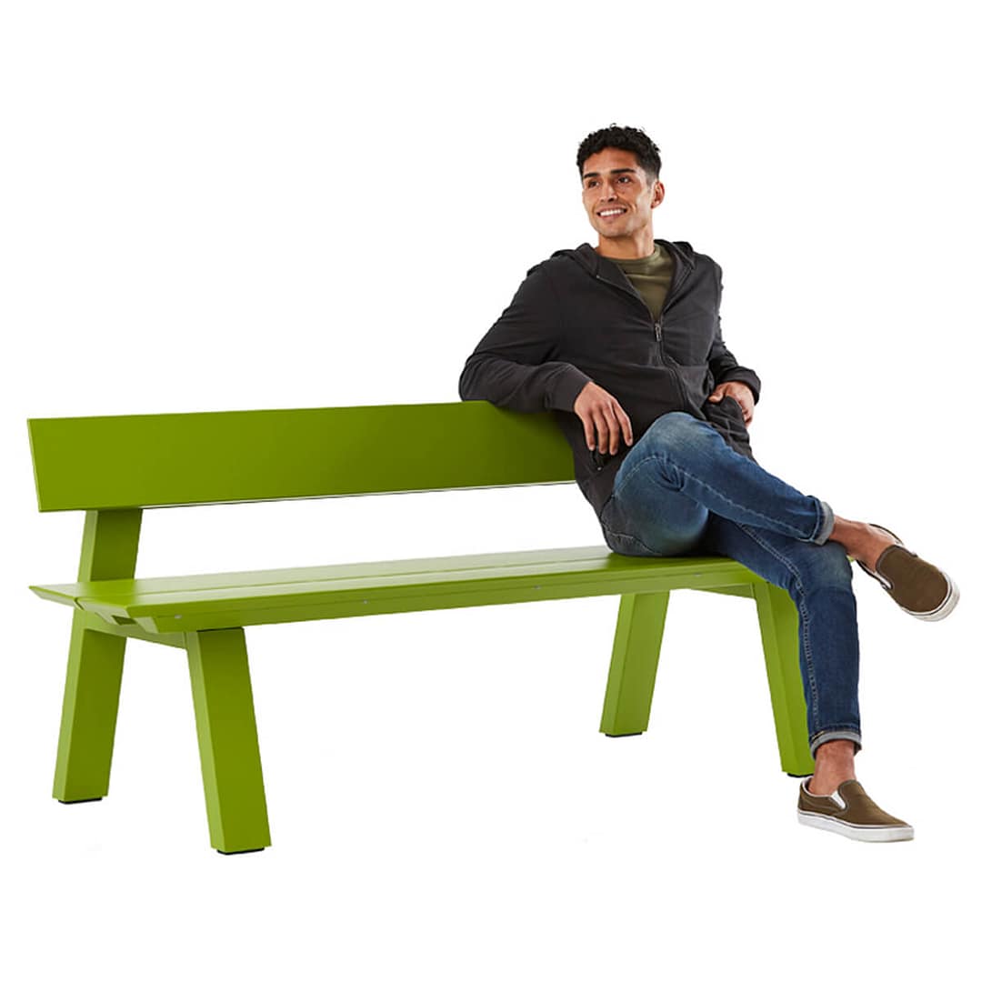 OpenSpaces Backed Bench - Smith System®