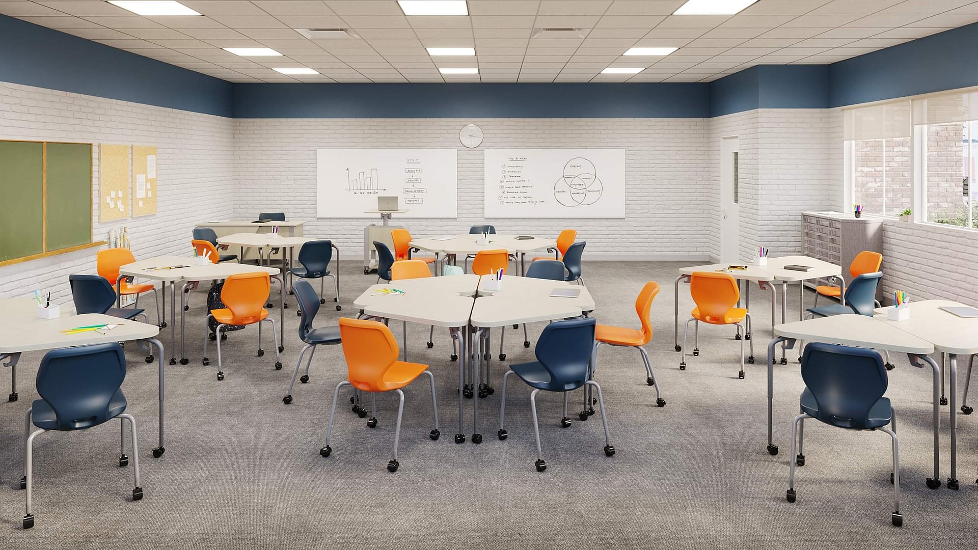 Student Chair and Desk Designed for Global Classrooms - Smith System
