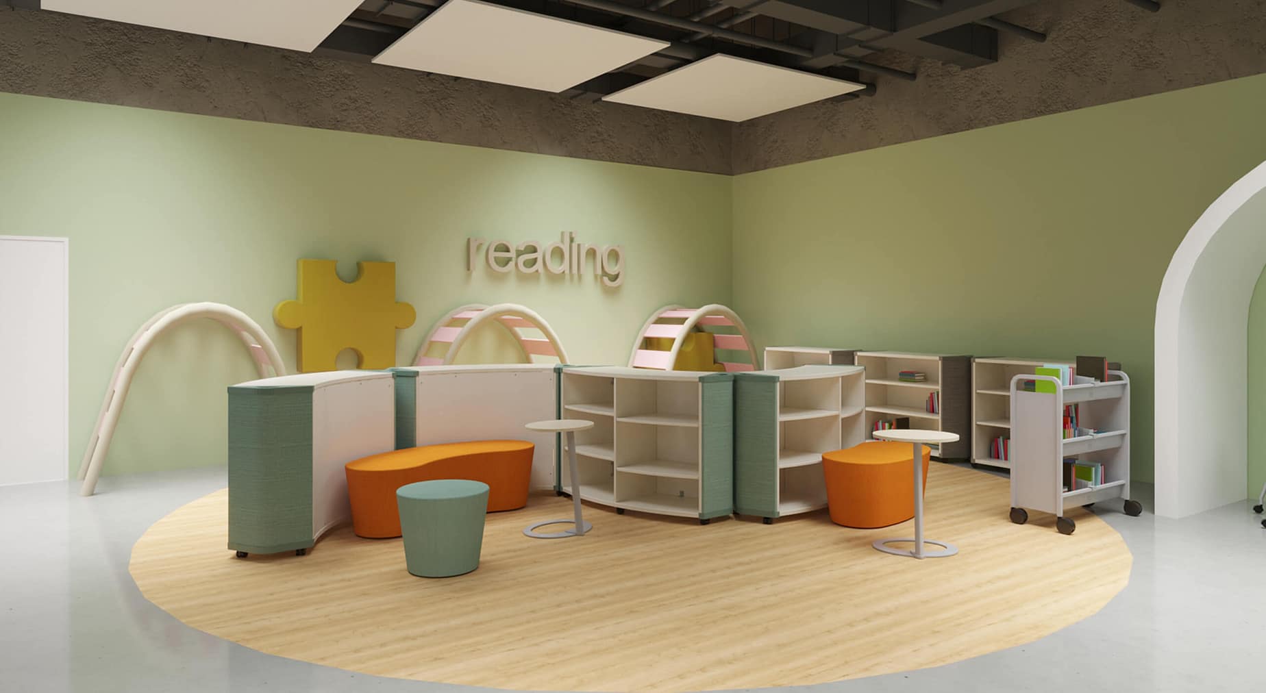 School Library Furniture - Smith System