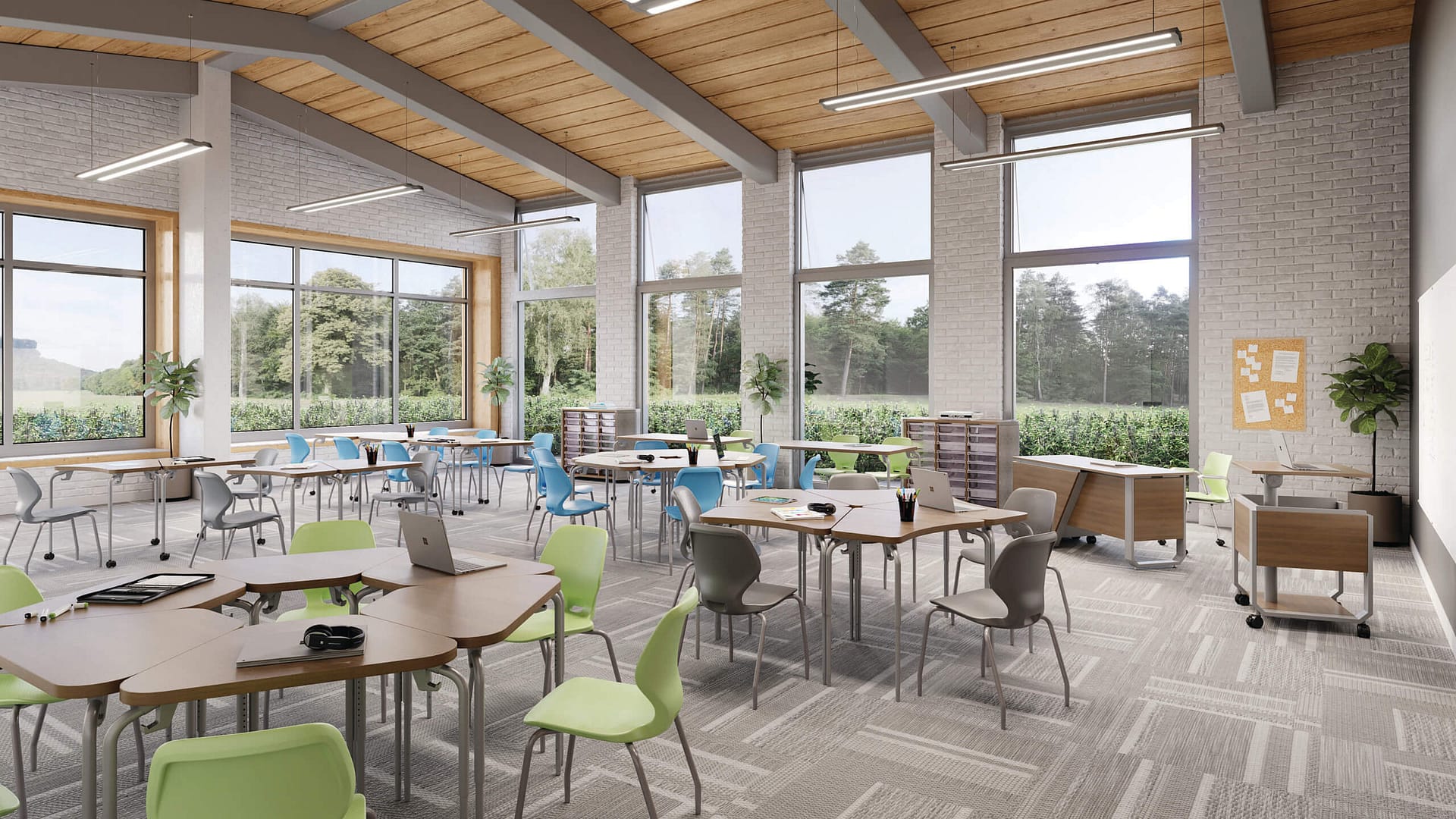 Student Chair and Desk Designed for Global Classrooms - Smith System