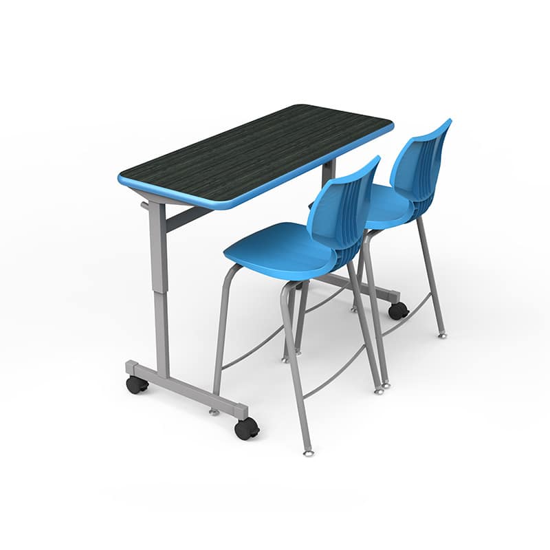 Silhouette® Two-Student Desk - 24" Deep - Smith System®